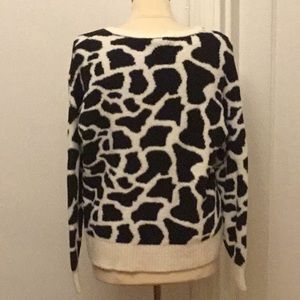 LOFT | Sweaters | New Loft Animal Spotted Vneck Sweater | Poshmark